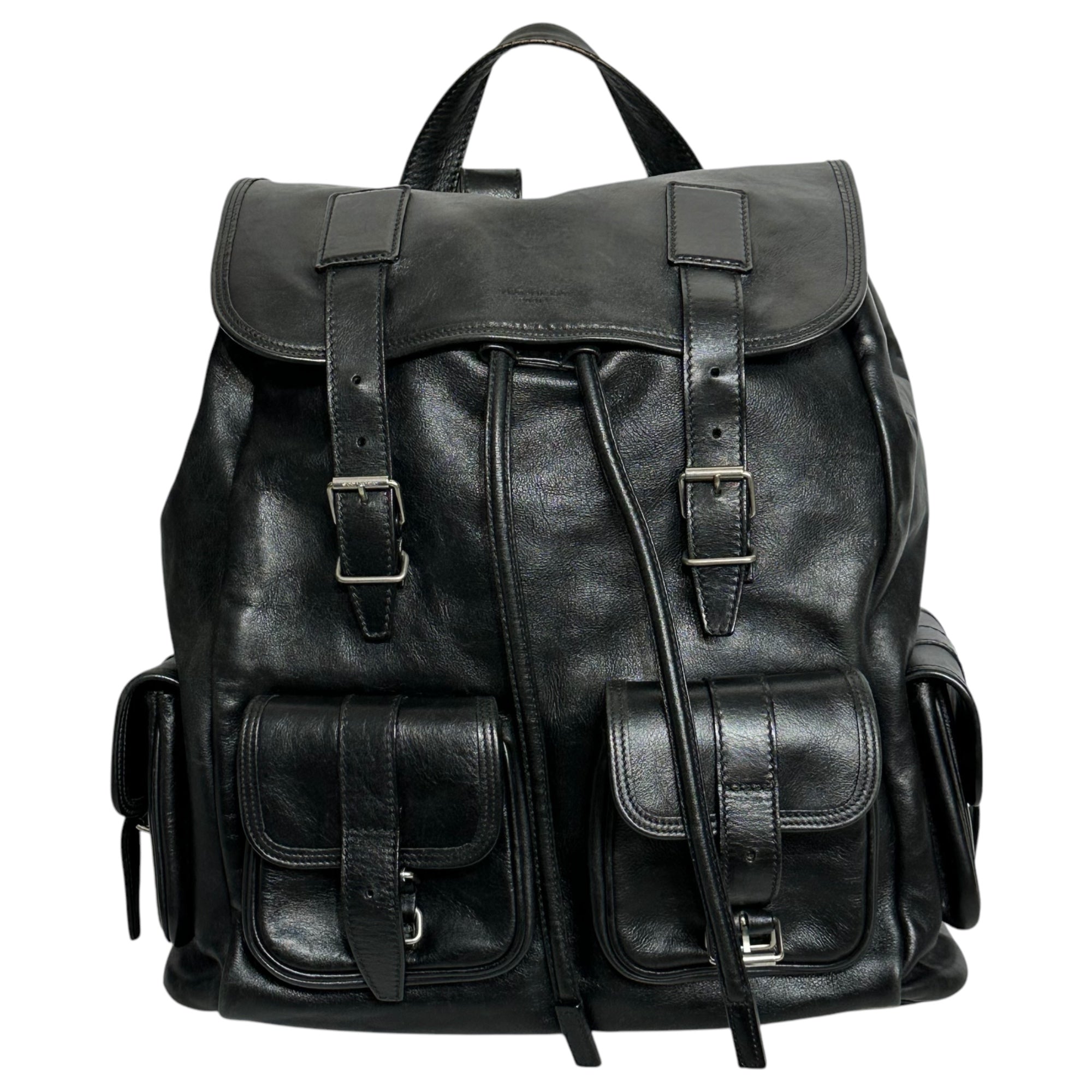 SAINT LAURENT(サンローラン) 13SS By Hedi Slimane leather backpack エディ期 レザー バ