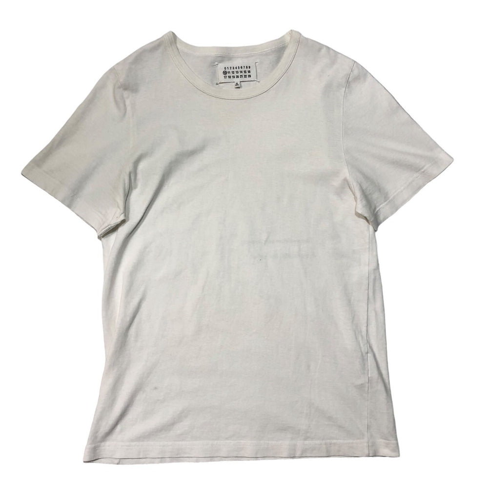 MAISON MARTIN MARGIELA(メゾンマルタンマルジェラ) 12SS Calendar tag back print T-sh